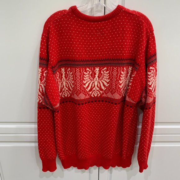 geiger | Sweaters | Vintage Mens Geiger Austria Red Wool Sweater | Poshmark